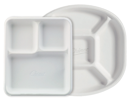 Chinet Molded Fiber Cafeteria Trays :: Kenerson Associates